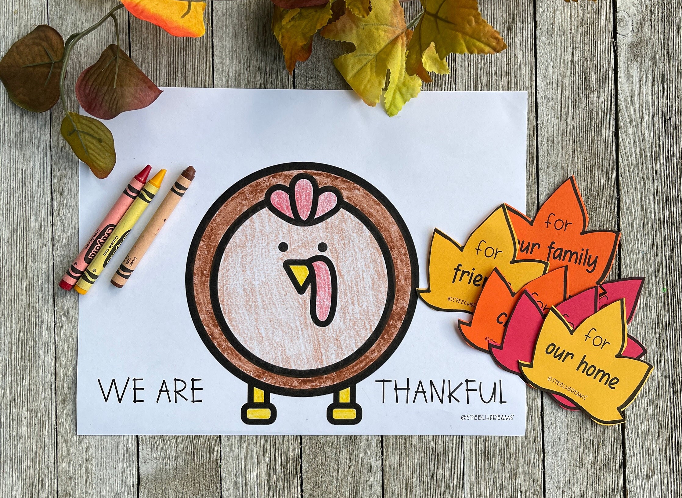 Thanksgiving Bible Craft for Kids: Thankful Turkey Church or Sunday ...