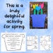 Spring Flowers Bible Craft for Kids Worksheet Activity Scripture Memory ...