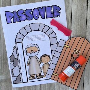 The Passover Bible Craft | Sunday School | Exodus 12:13 the Last Plague ...