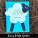 Spring Sheep Bible Craft for Kids Psalm 23:1 - Etsy