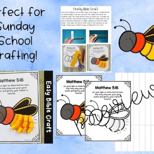 Christian Craft for Kids | Sunday School Matthew 5:16 Church Summer ...