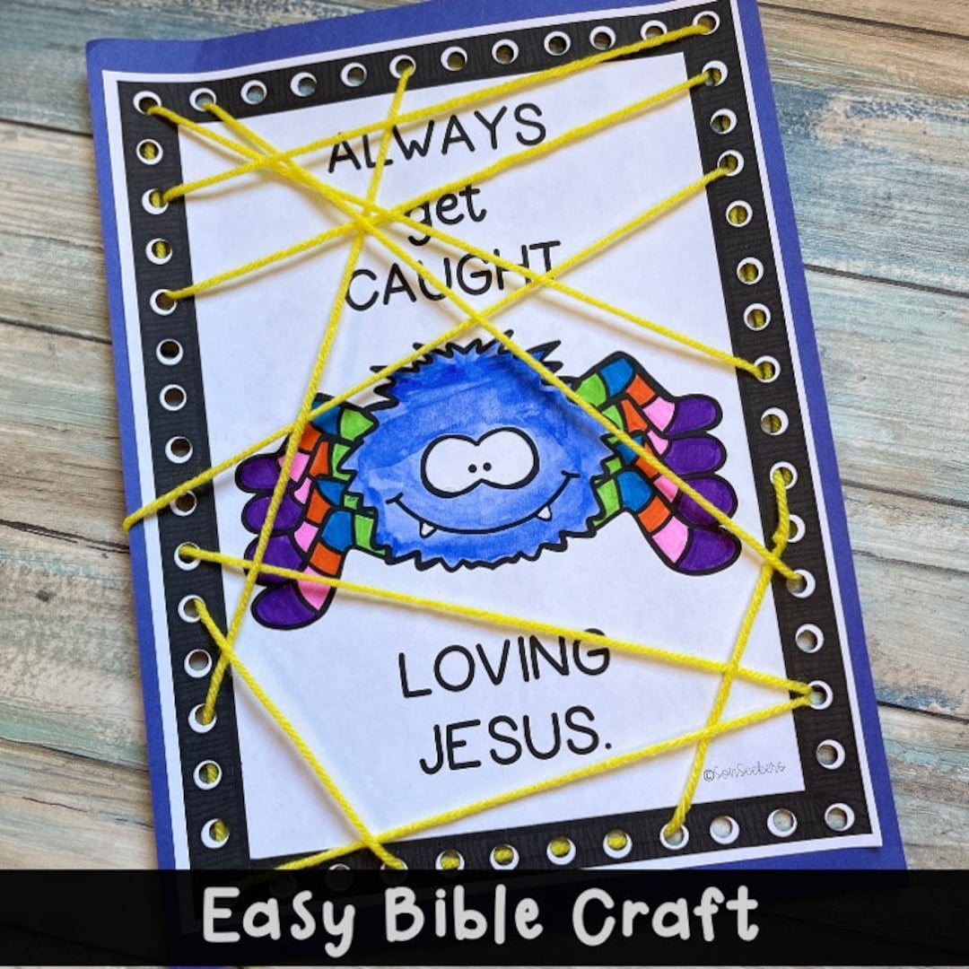 Create a Fall Spider Web Bible Craft: A Fun and Meaningful Activity for ...