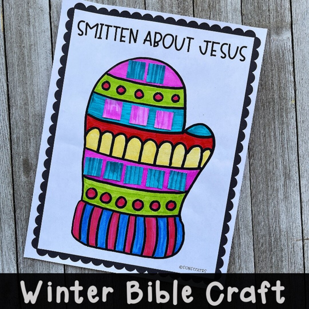 Bible Lesson for Kids Winter Mitten Craft for Church - Etsy