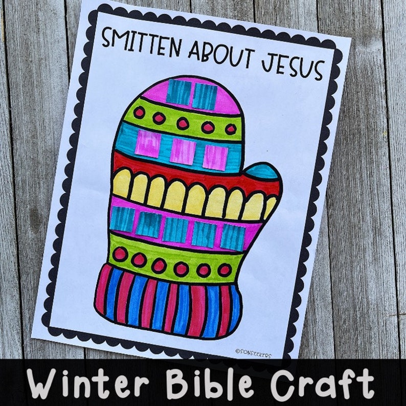 Bible Lesson for Kids Winter Mitten Craft for Church - Etsy