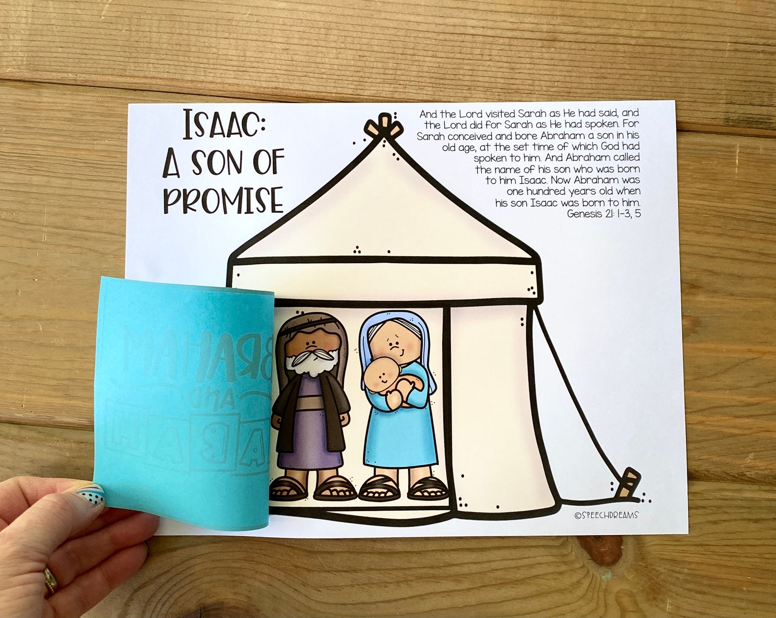 Abraham and Sarah Bible Craft for Kids Printable Christian Craft ...