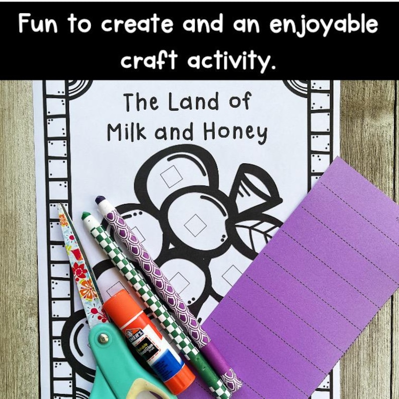 Moses & 12 Spies Bible Craft: Canaan Land Sunday School Activity - Etsy