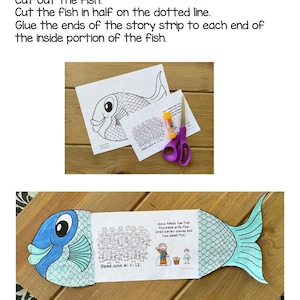 Loaves and Fish Bible Craft for Kids – Jesus Feeds 5000 Printable ...