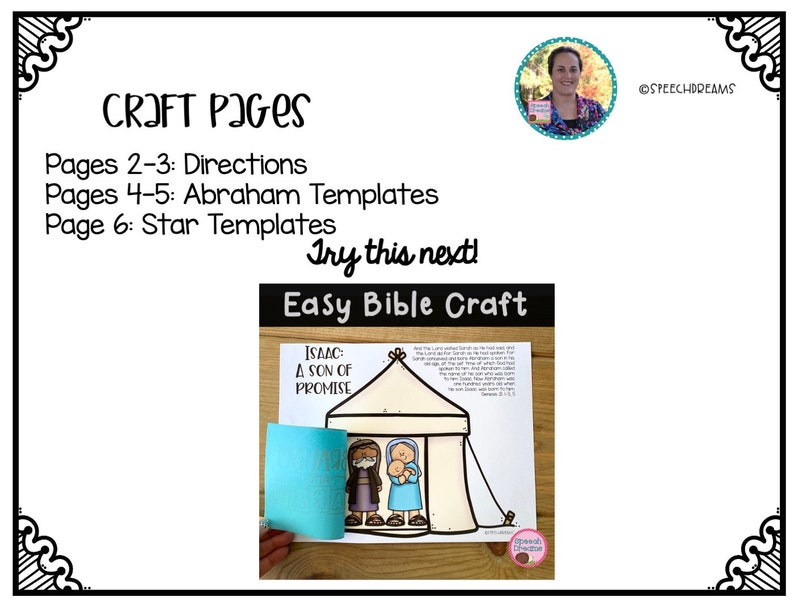 Abraham Bible Craft for Kids the Father of Many Nations - Etsy