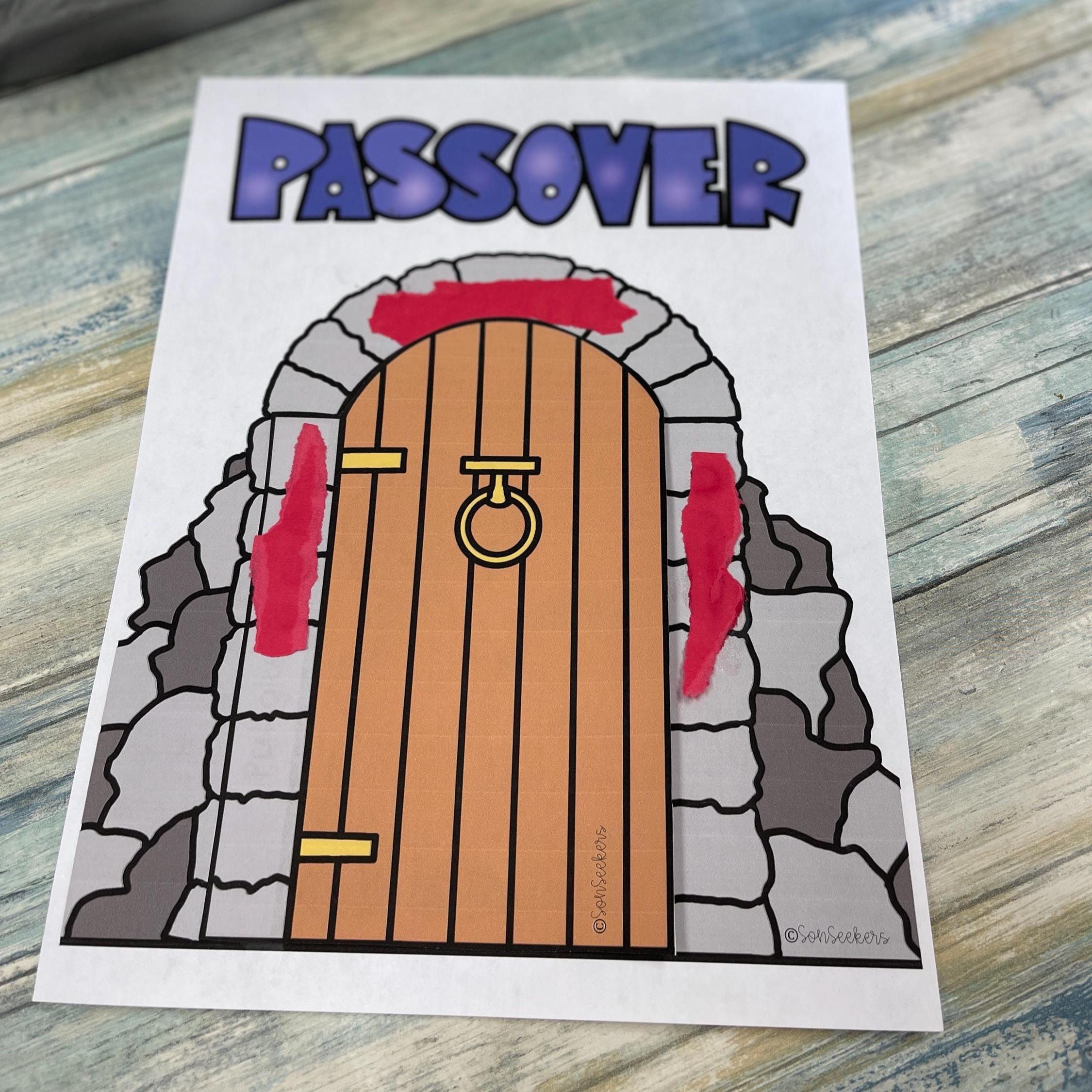 The Passover Bible Craft | Sunday School | Exodus 12:13 the Last Plague ...