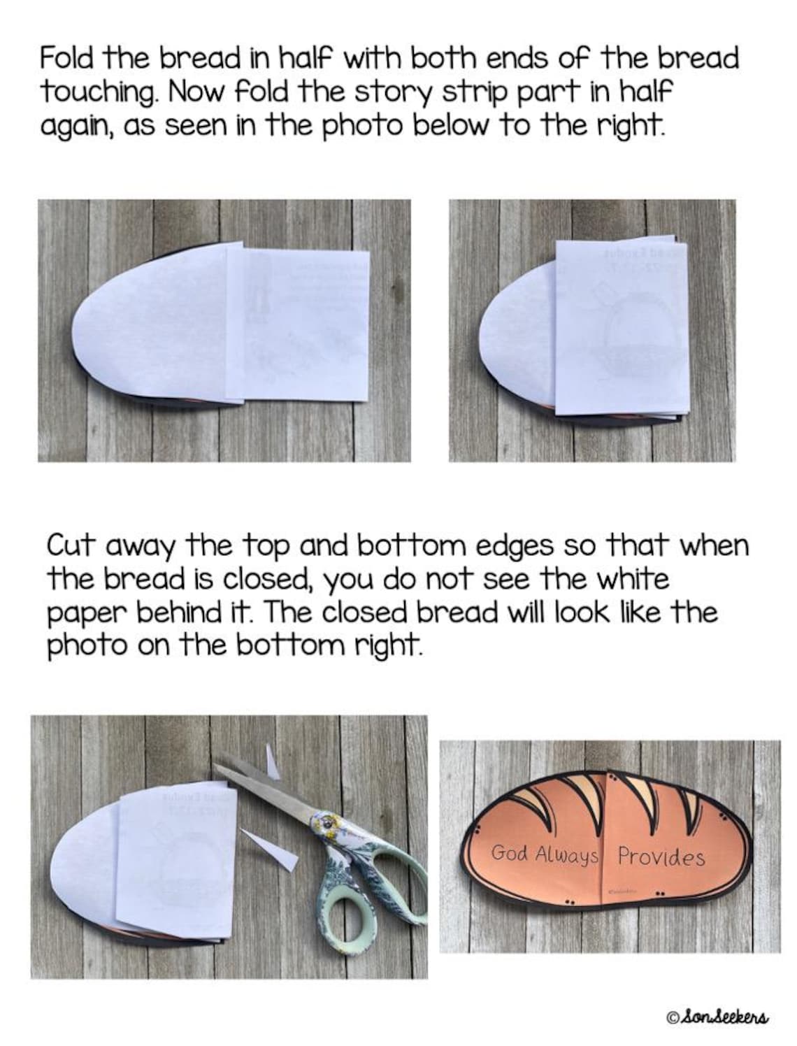 Manna From Heaven Bible Craft for Kids Jesus Always Provides Christian ...