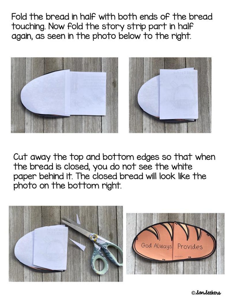 Manna From Heaven Bible Craft: Sunday School Lesson Activity - Etsy