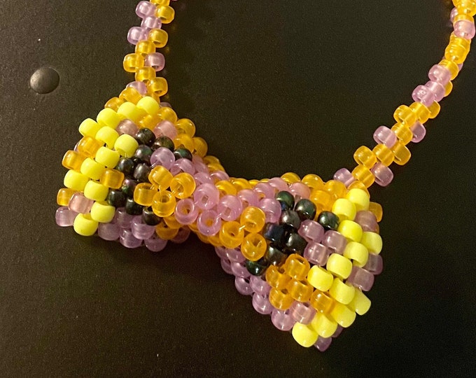 Custom Kandi Bow Tie - Beaded Bowtie - Etsy