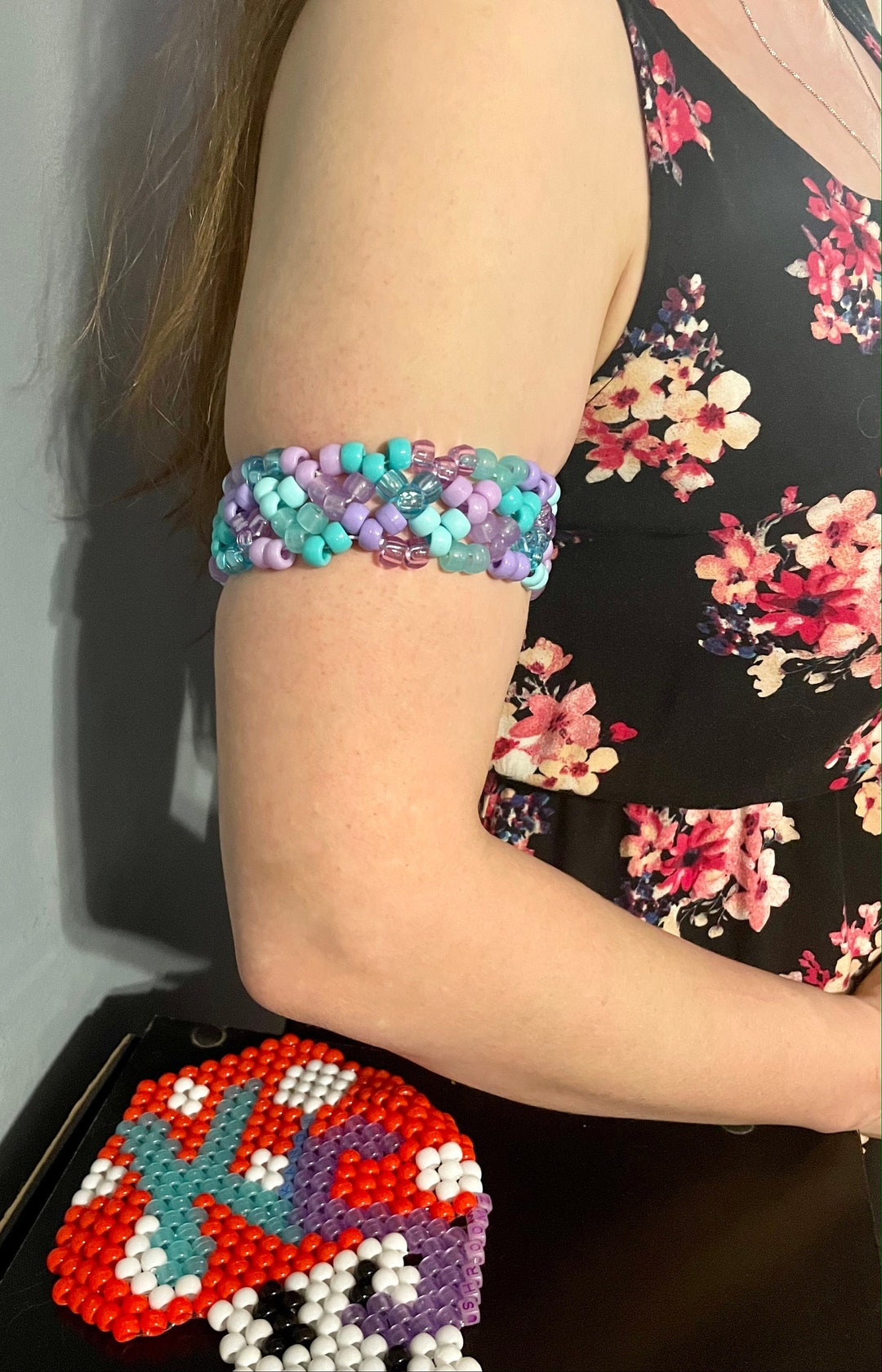 Custom Kandi Armband- Beaded Arm Band - Etsy