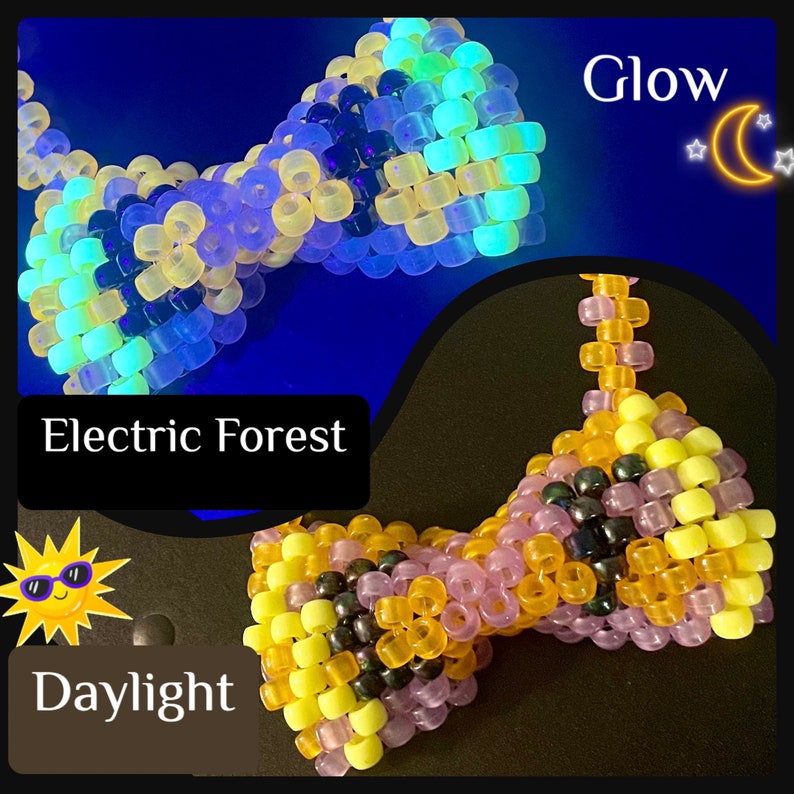 Custom Kandi Bow Tie - Beaded Bowtie - Etsy