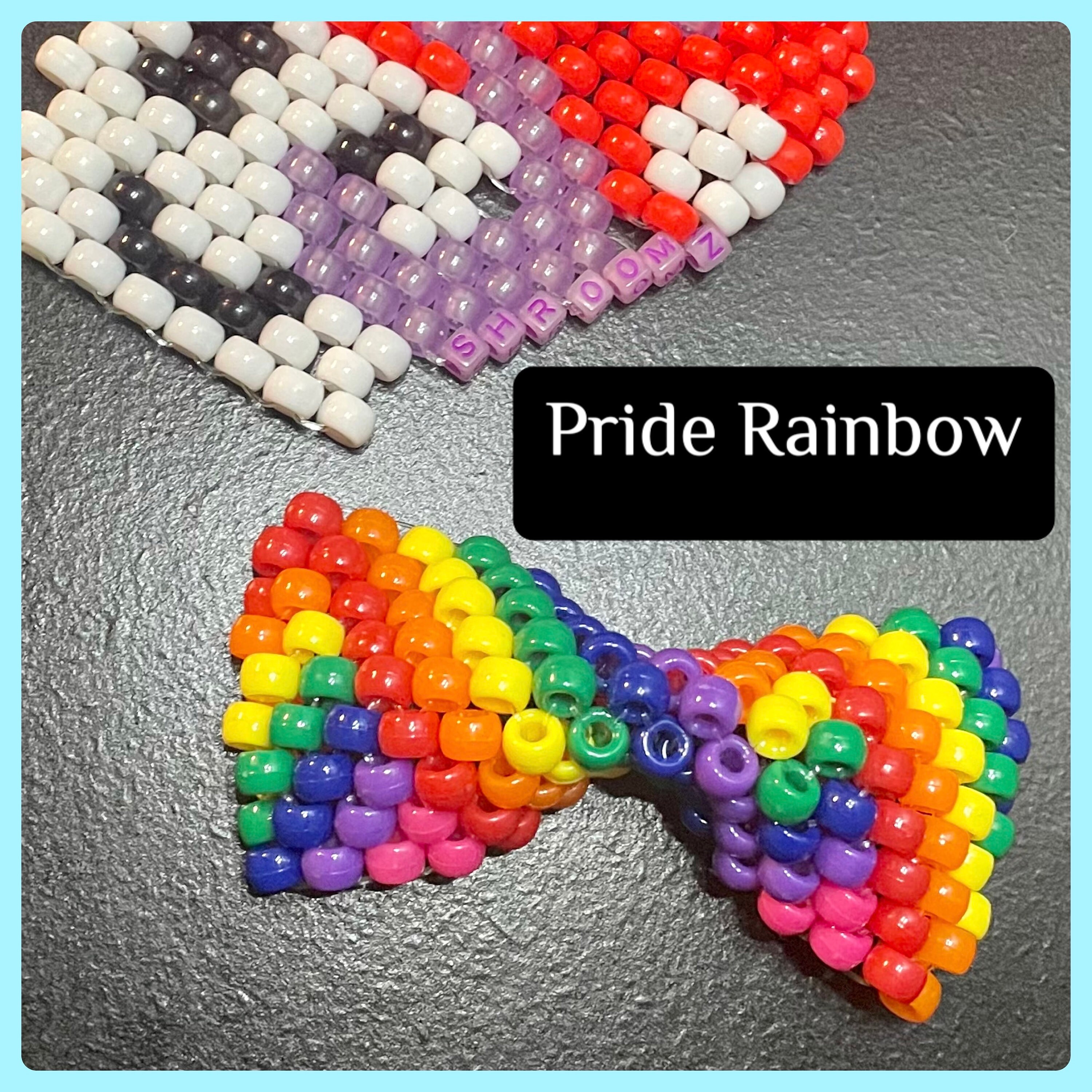 Custom Kandi Bow Tie - Beaded Bowtie - Etsy