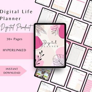 All-in-one Digital Life Planner | Undated | Monthly, Weekly, Daily ...