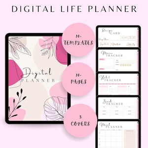 All-in-one Digital Life Planner | Undated | Monthly, Weekly, Daily ...