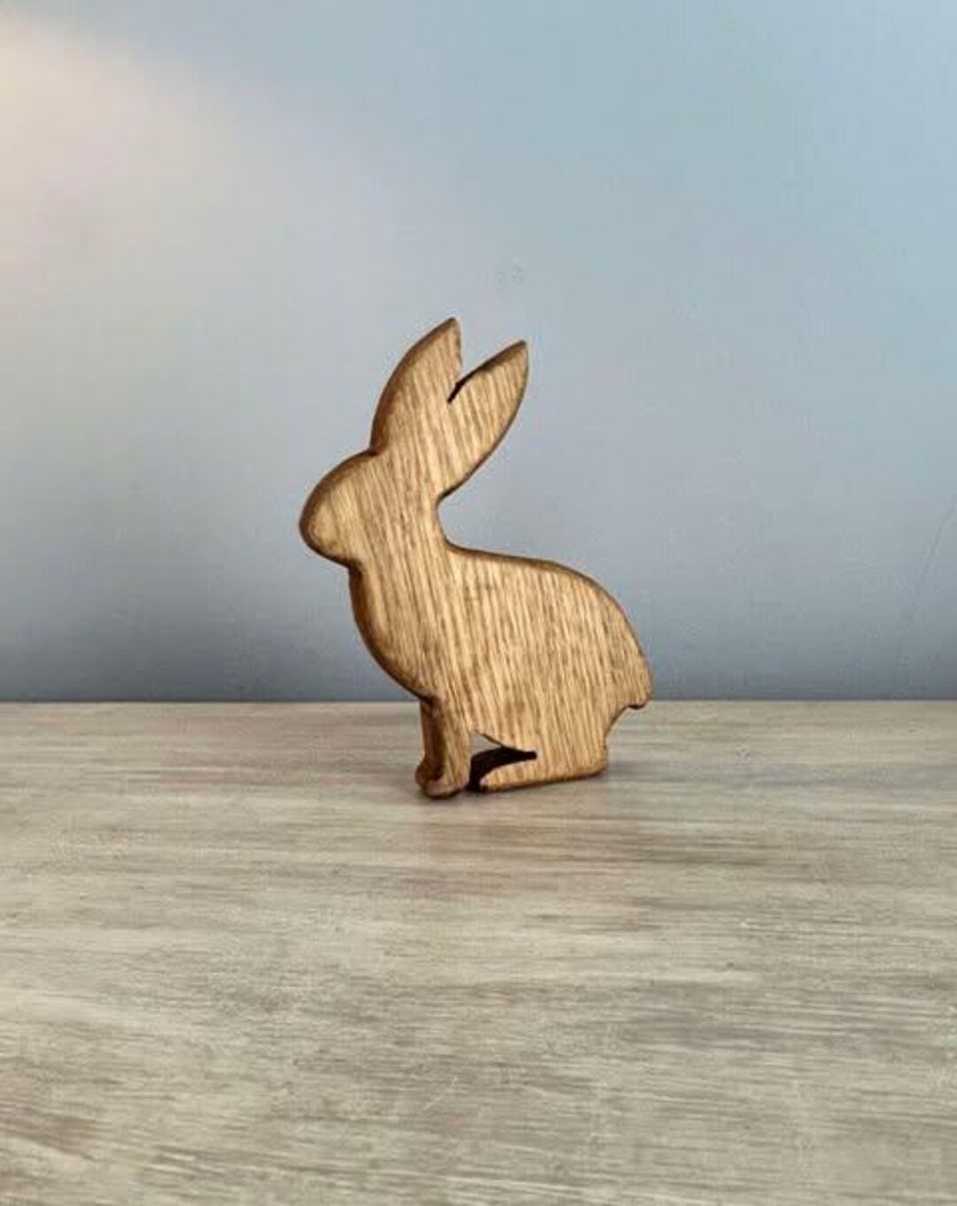 Wooden Rabbit Cut-out, Oak Wood Figurine, Rabbit Sculpture/ornament - Etsy