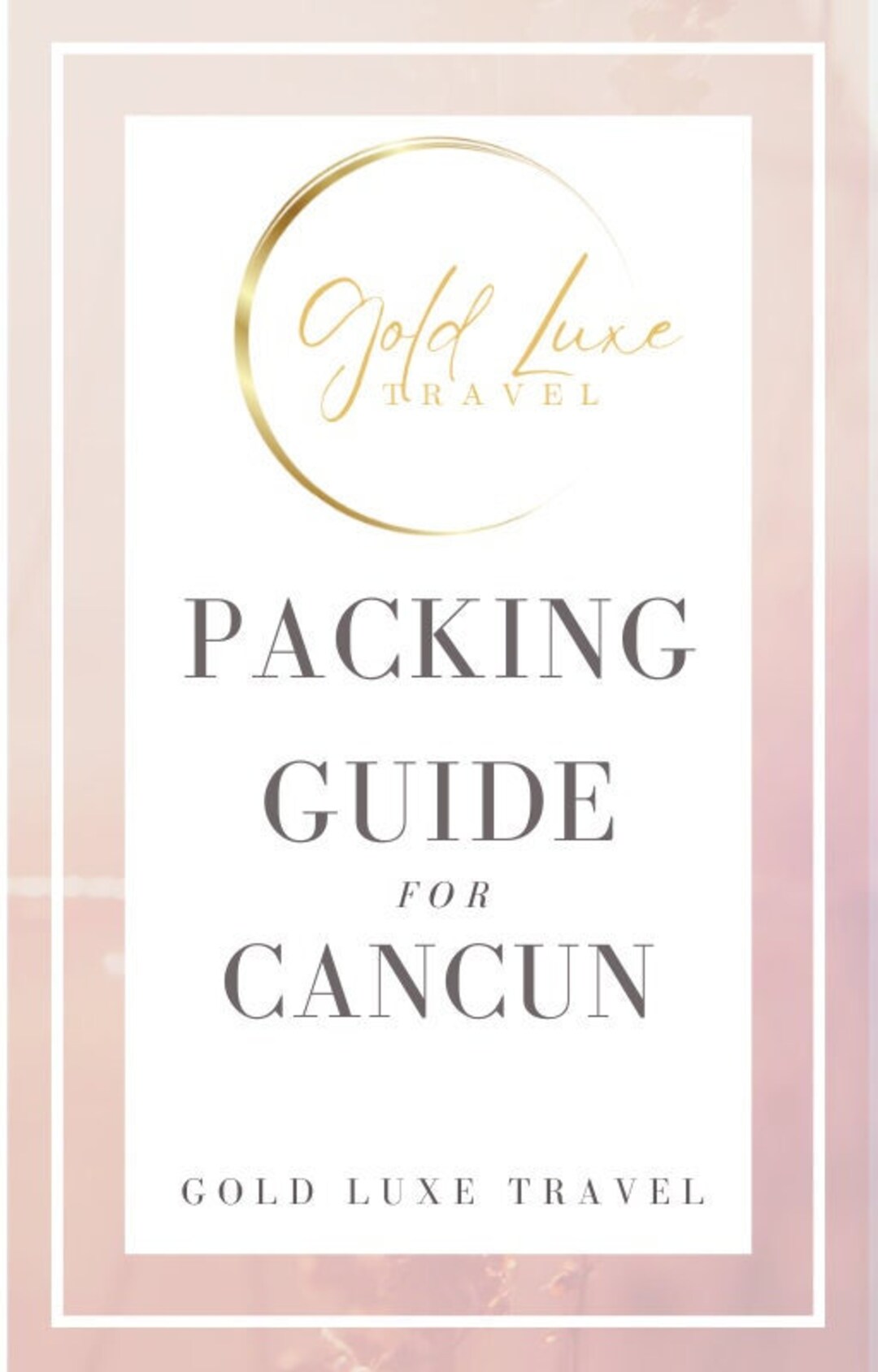 Cancun Packing Guide & Printable/ Editable Packing Checklist - Etsy