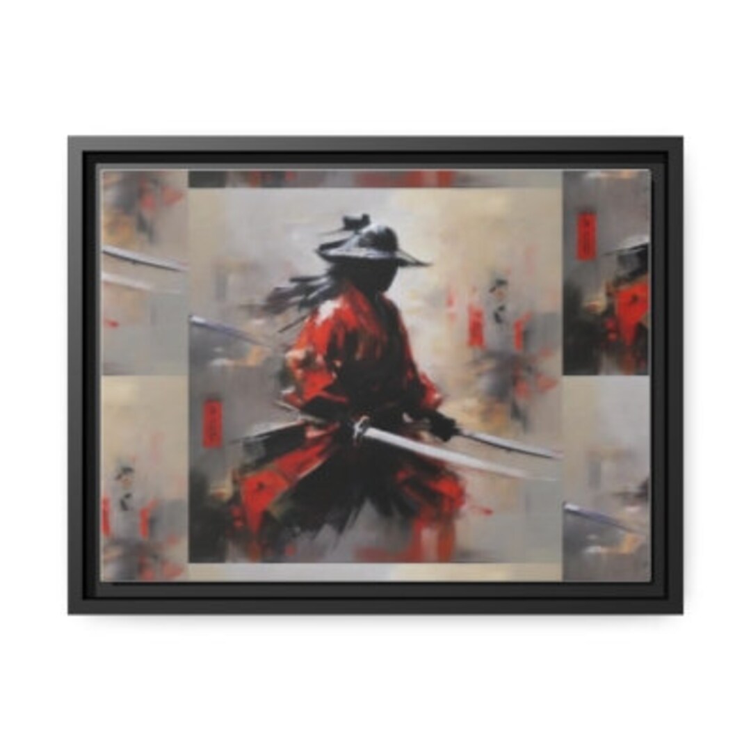 Nihonga Samurai Pastel Canva - Etsy