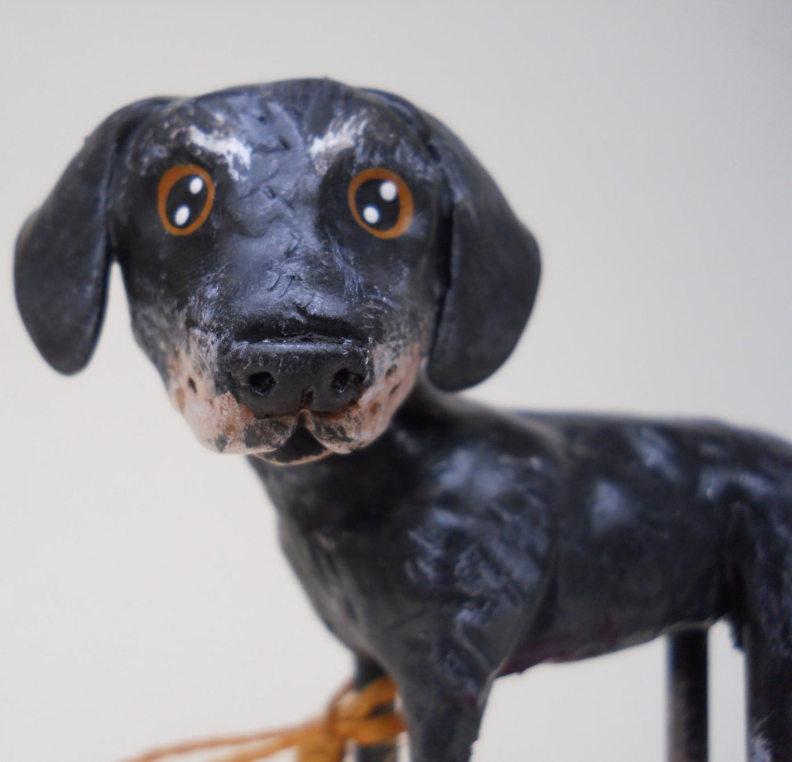 Customize Your Dog Clay Folk Art Sculpture - Etsy