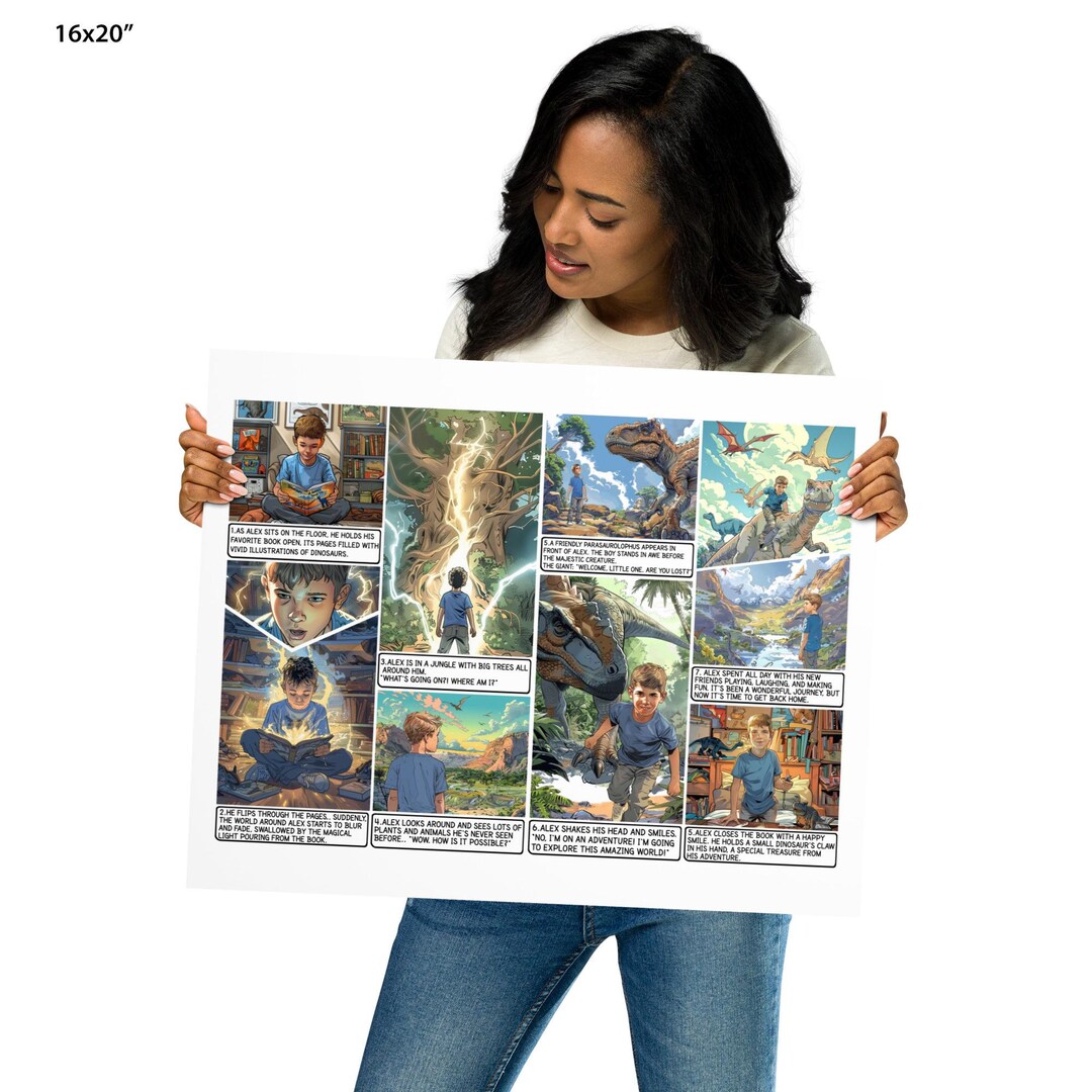 Custom Comics Poster, Cartoon Poster Art, Custom Kids Poster, Comics ...