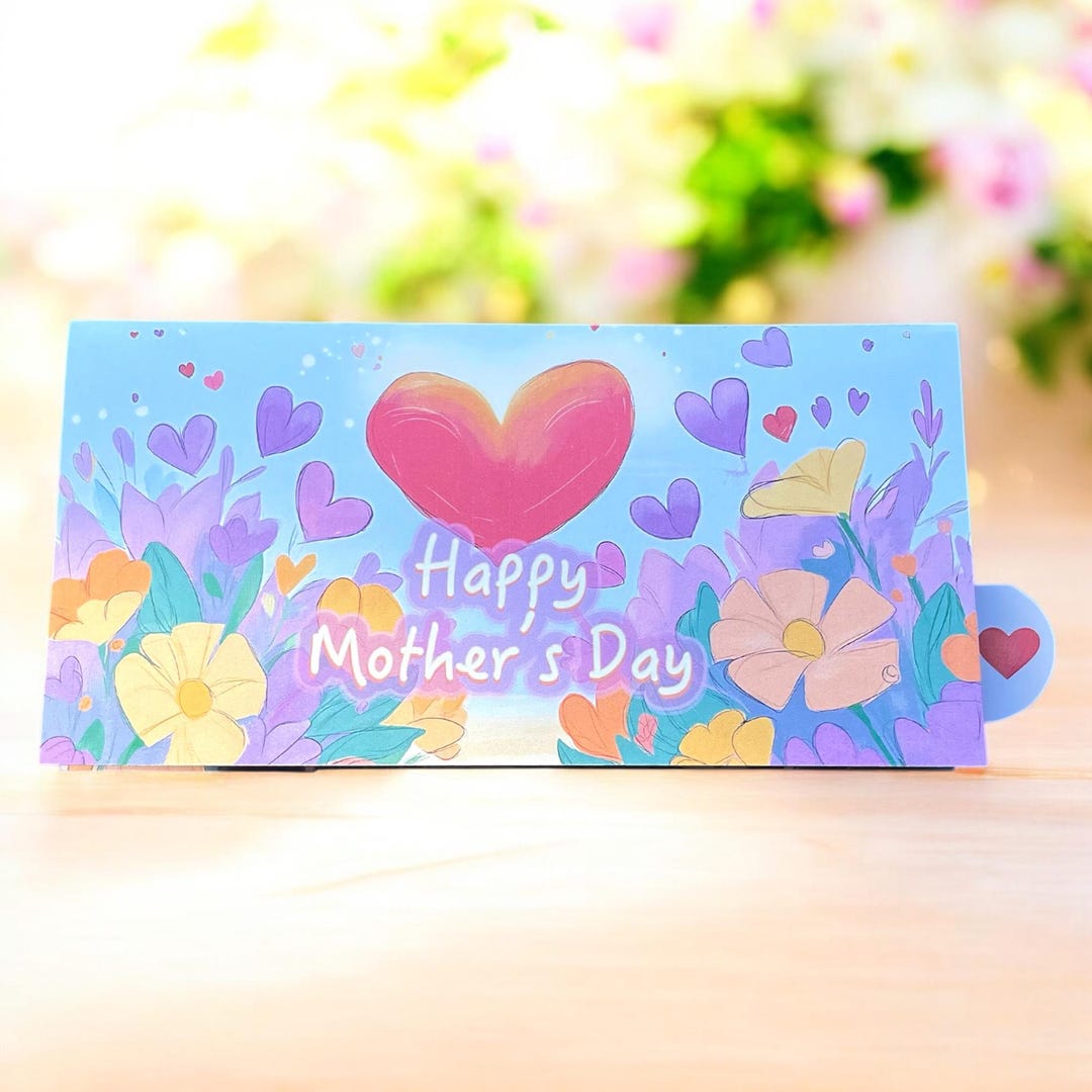 Charming 3D Mother’s Day Card, Pop-up Floral Greeting, Meaningful Gift ...