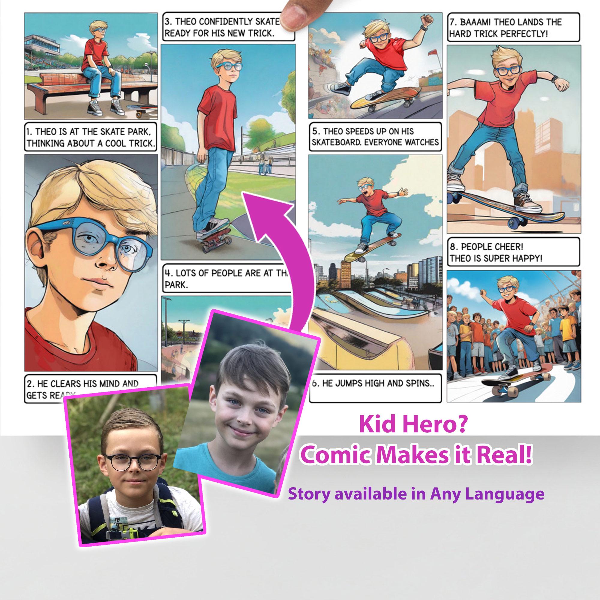Personalized Comic Book, Custom Illustrated Story, Unique Digital Gift ...