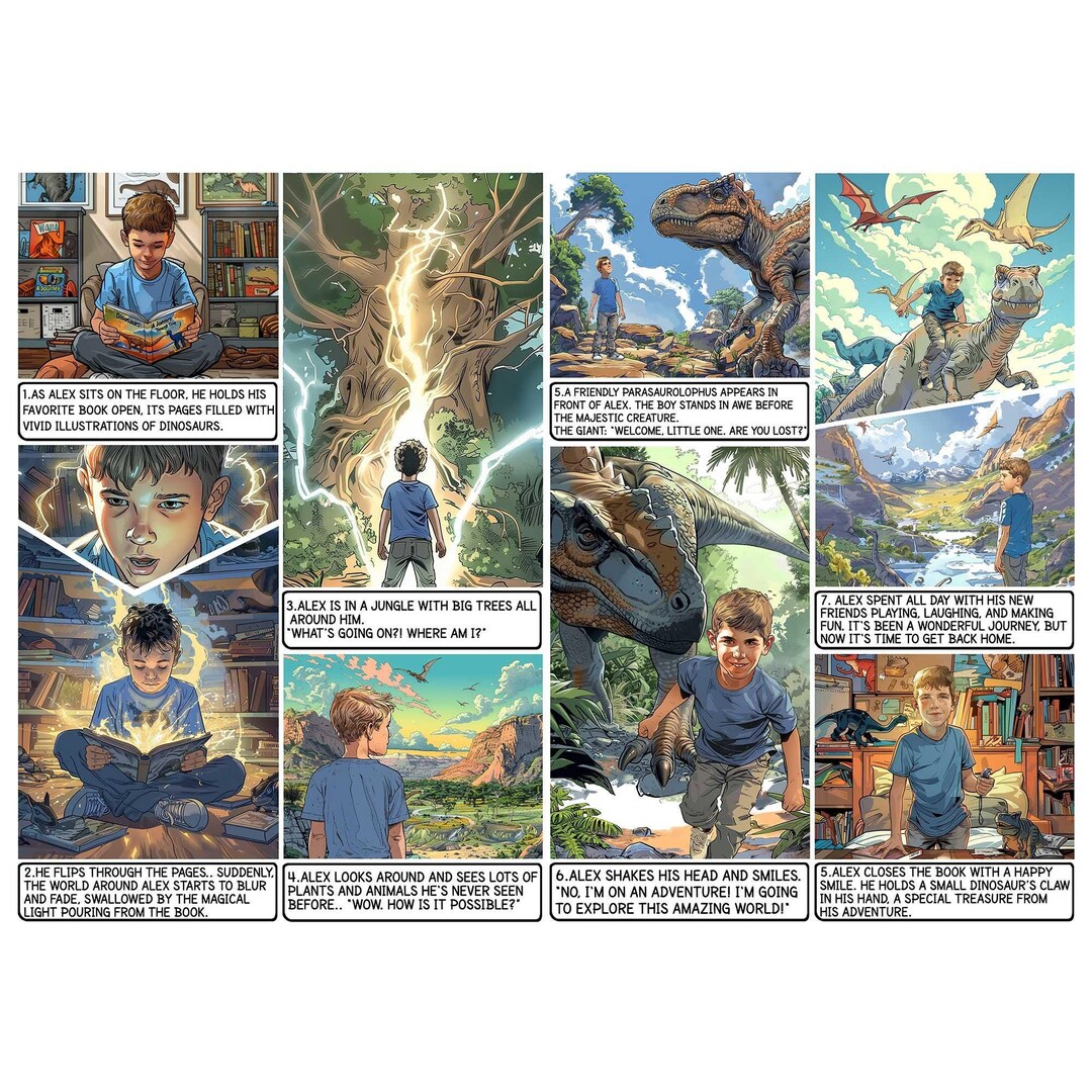 Custom Comic Poster Featuring Your Child, Turn Your Kid's Photo Into a ...