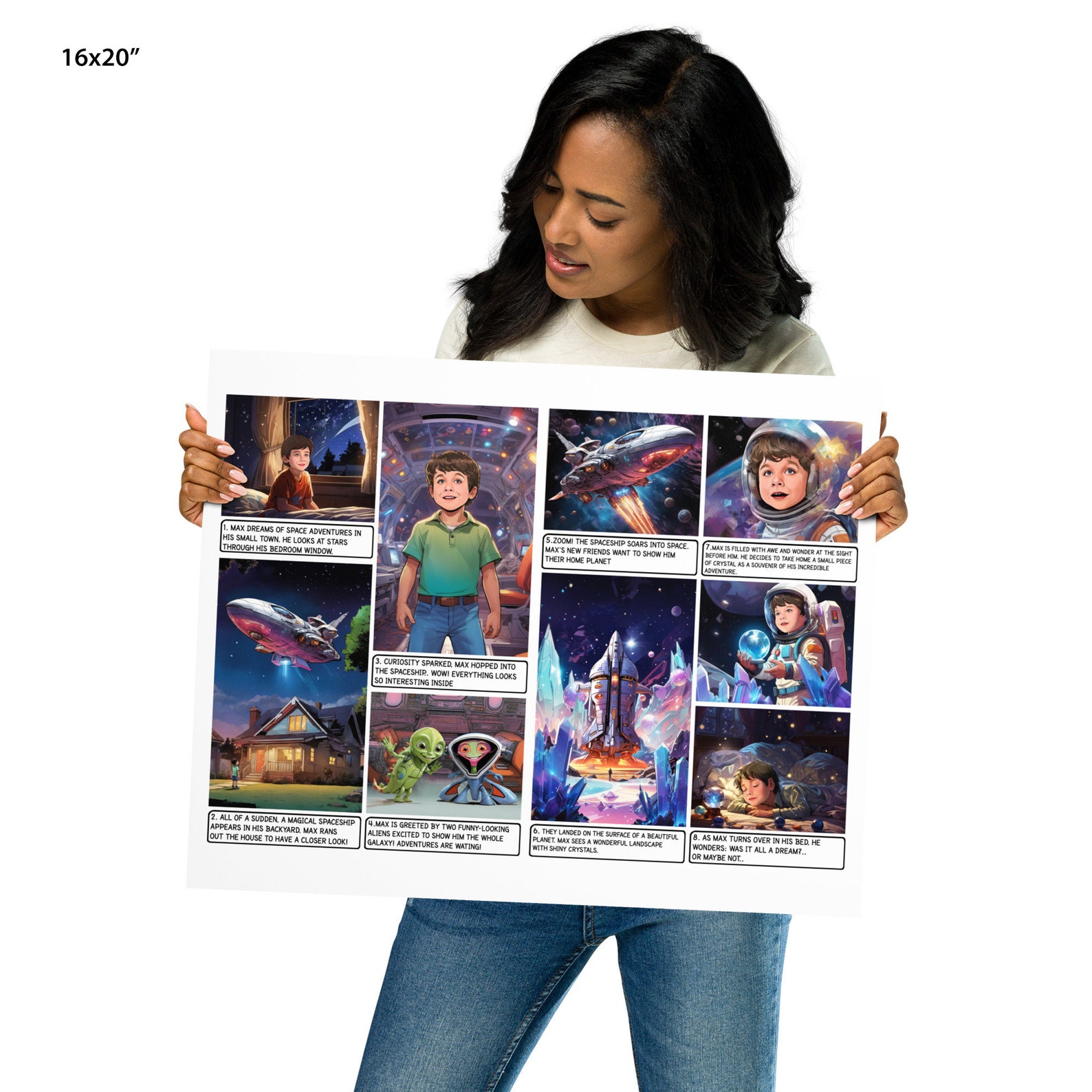 Space Comic Story for Kids, Galactic Superhero Comics, Space Room ...