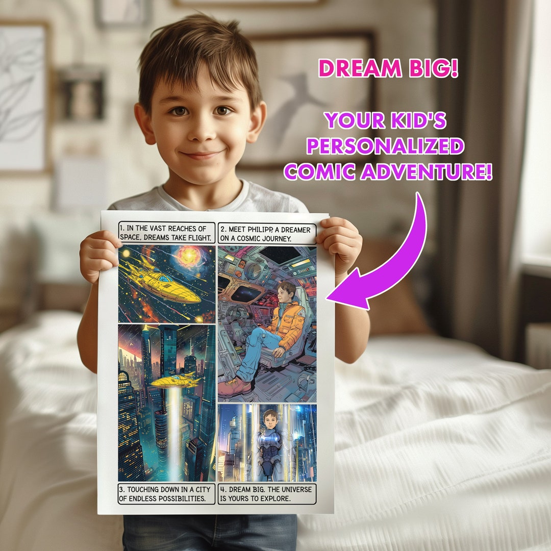 Adventure Rime Space Wall Art Drawing From Photo, Cosmos Rocket Poster ...