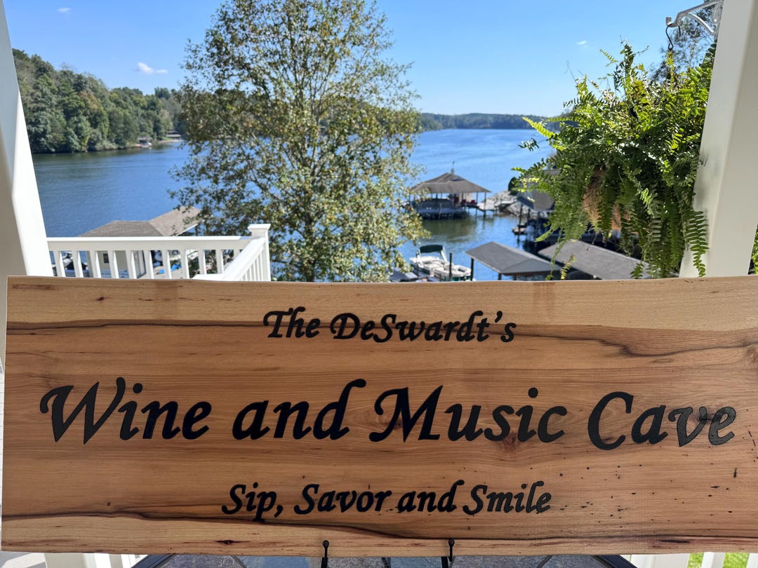 Custom Live Edge Wood Sign: Personalized Woodburning / Trails End - Etsy