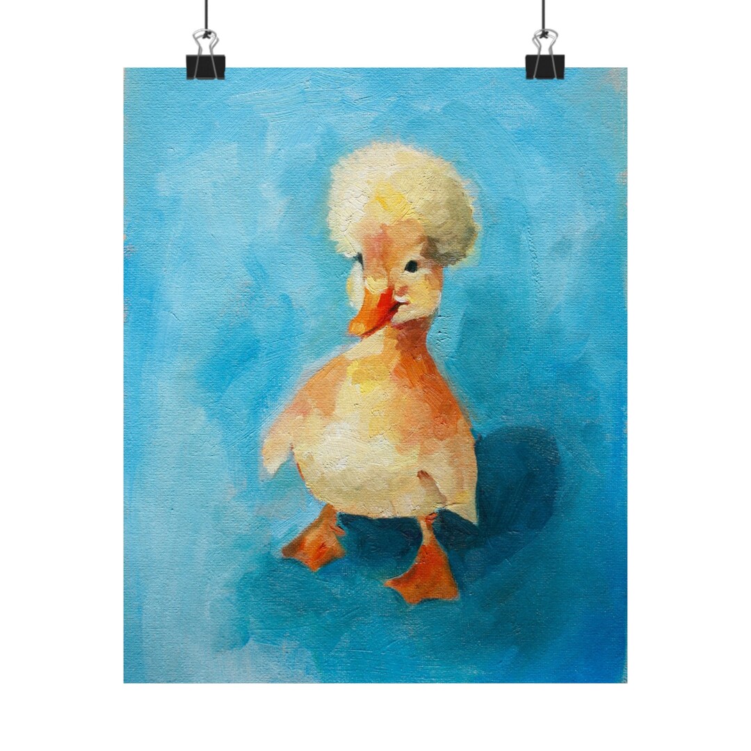 Ducky Art Print, Farm House Art Print, Home Decor - Etsy