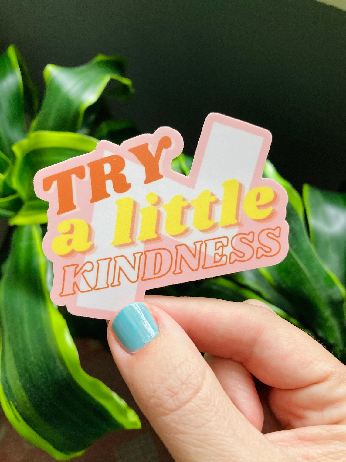 Try a Little Kindness Vinyl Die Cut Sticker 3 X 2.29 - Etsy