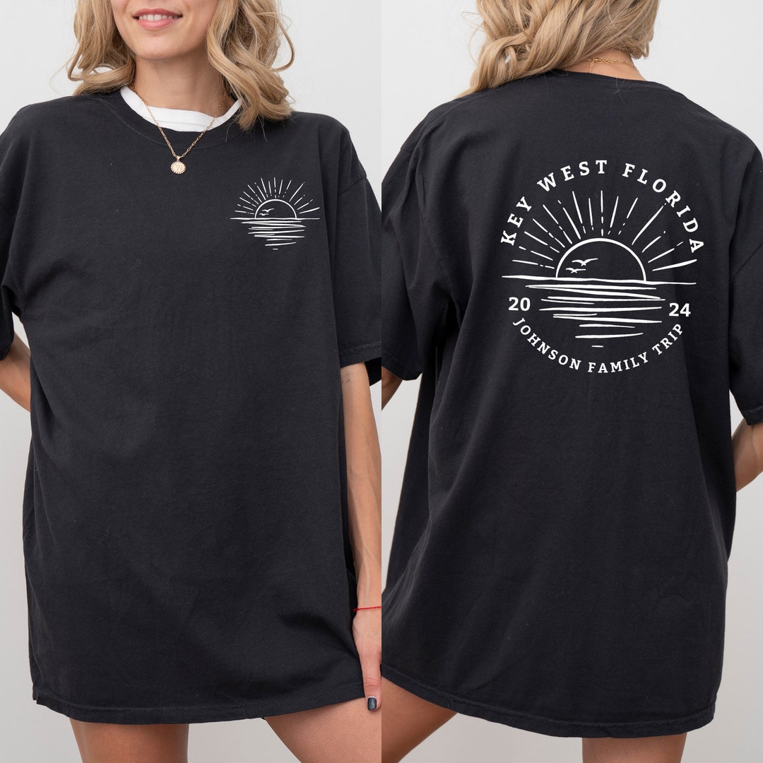 Custom Family Beach Vacation Shirt, Family Name, Family Matching Shirts ...