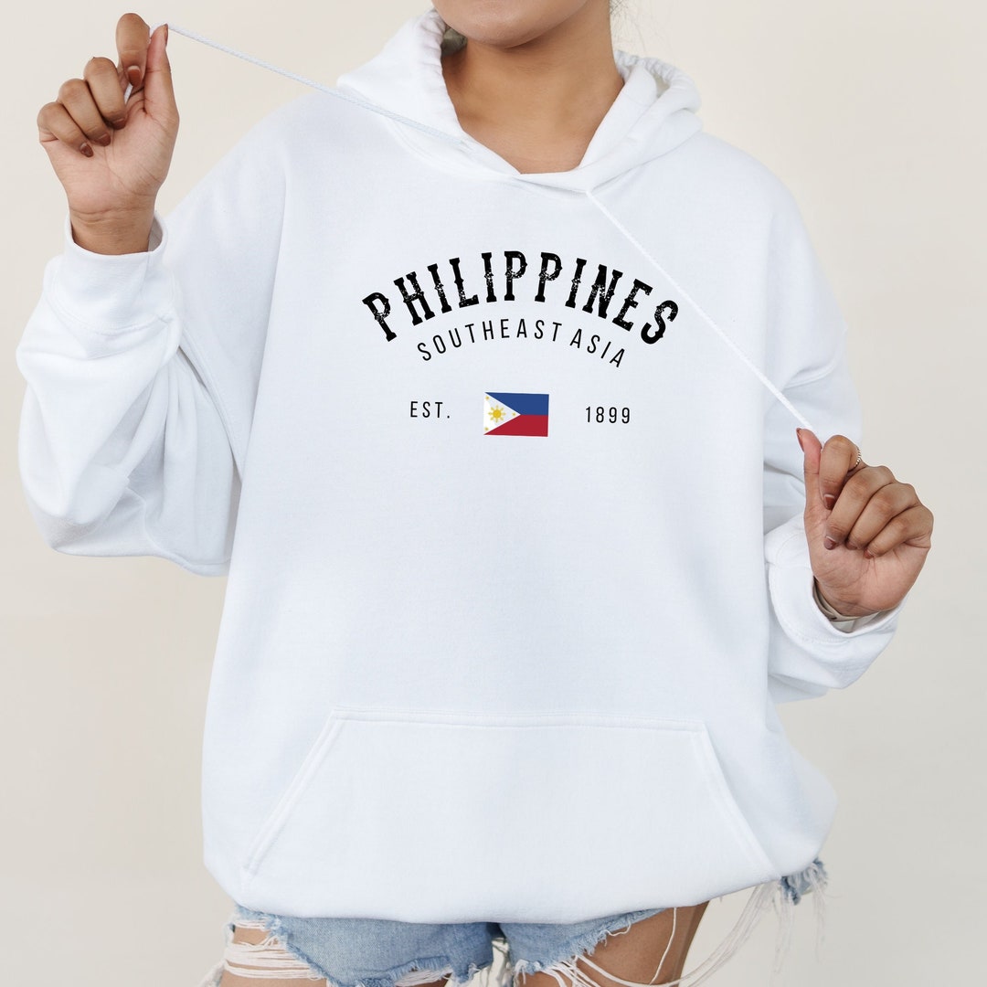 Philippines Flag Hoodie: Filipino Pride, Southeast Asia Heritage - Etsy