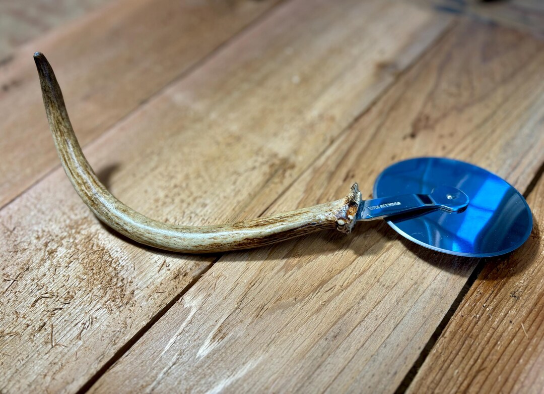 Custom Deer Antler Pizza Cutter - Etsy