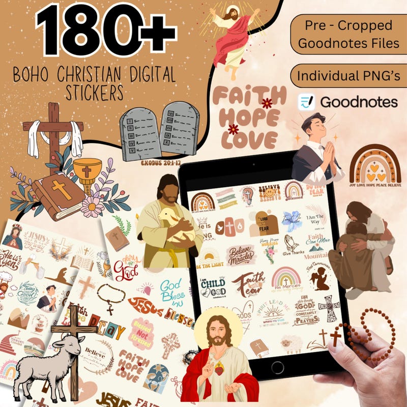 Christian Stickers - Etsy
