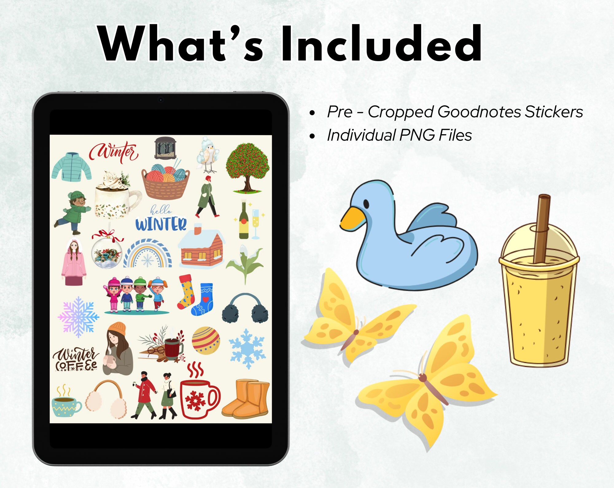 730 Seasonal Digital Stickers, Summer Stickers, Autumn Stickers ...