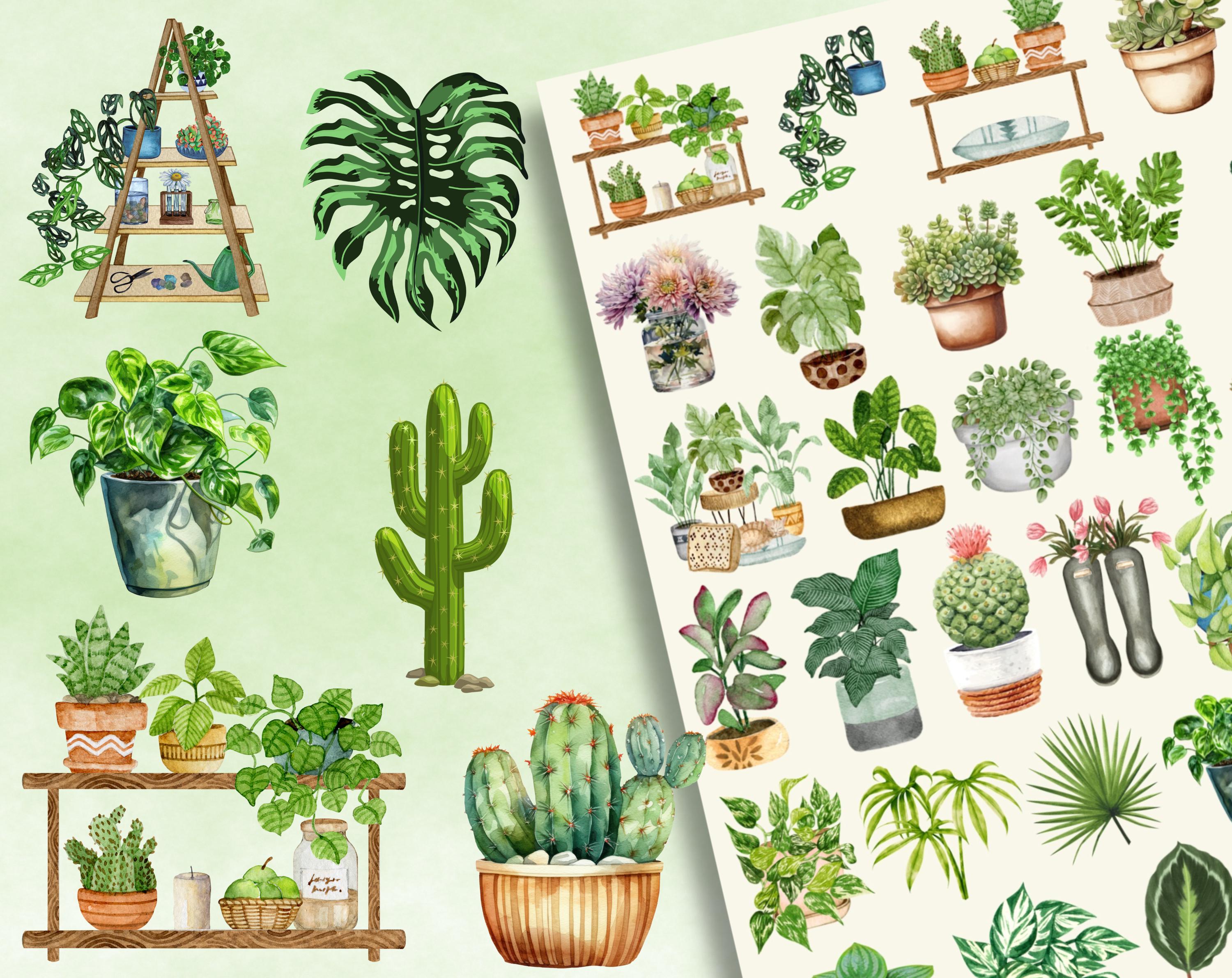 450 + Botany Digital Stickers Pack, Boho Botanical Digital Stickers for ...