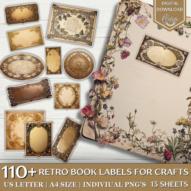 Large Journal Label Stamp - Etsy