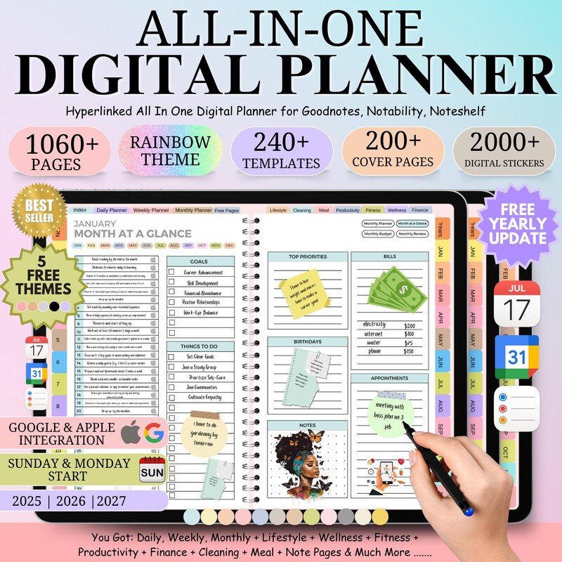 Digital Planner - Etsy