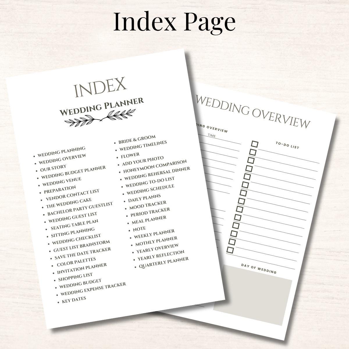 Printable Wedding Planner, Wedding Planning Template, Wedding Planning ...