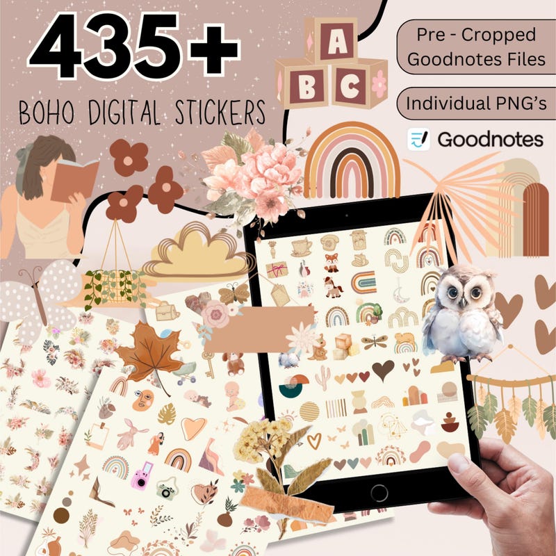 Boho Stickers - Etsy