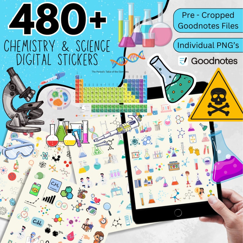 Science Stickers - Etsy