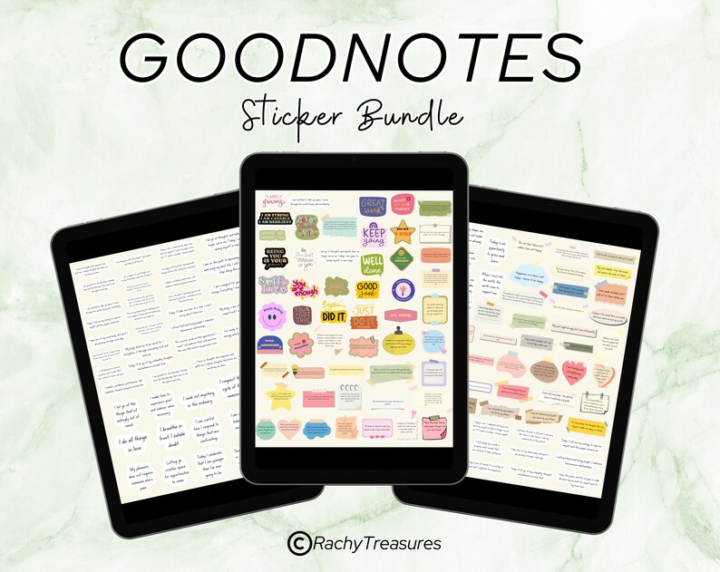 140+ Motivational Digital Stickers Pack, Inspirational Digital Stickers ...