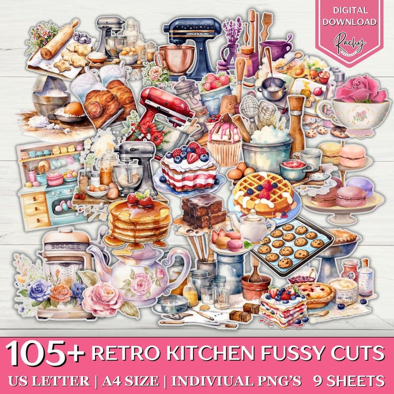 Baking Ephemera Kit - Etsy