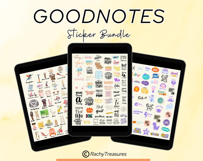 1600 + Everyday Digital Stickers for Goodnotes, Daily Life Stickers ...