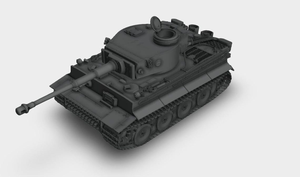 Panzer VI Tiger 1 Early Production - Etsy