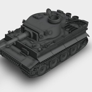 Panzer VI Tiger 1 Early Production - Etsy